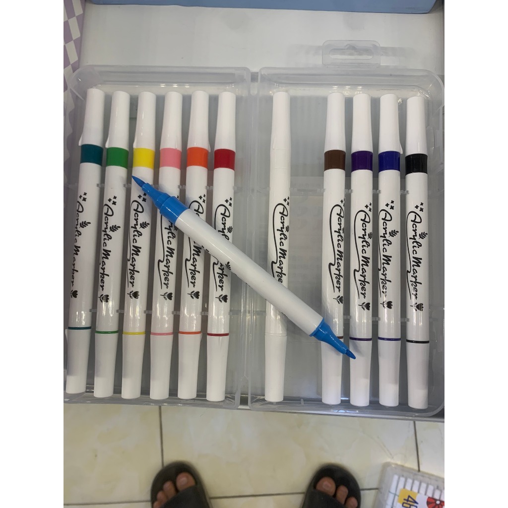 Hộp 80 màu acrylic maker vẽ lên mọi chất liệu | Shopee Việt Nam