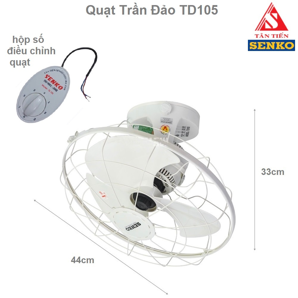 Quạt treo trần đảo Senko TD105 | Shopee Việt Nam