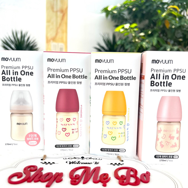 ( CHÍNH HÃNG ) Bình Sữa Moyuum Họa Tiết PPSU 170ml Hàn Quốc | Shopee Việt Nam