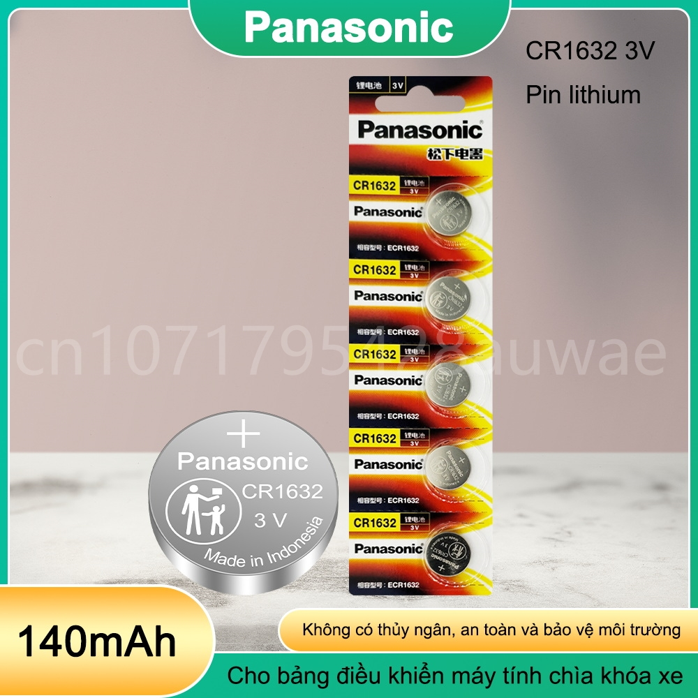 Pin Cúc Áo Panasonic CR1632 LITHIUM 3V | Shopee Việt Nam