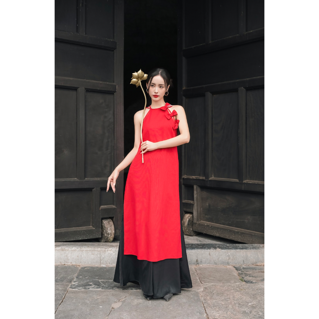 Cazi - Set áo yếm dáng xuông quần ống rộng | Shopee Việt Nam