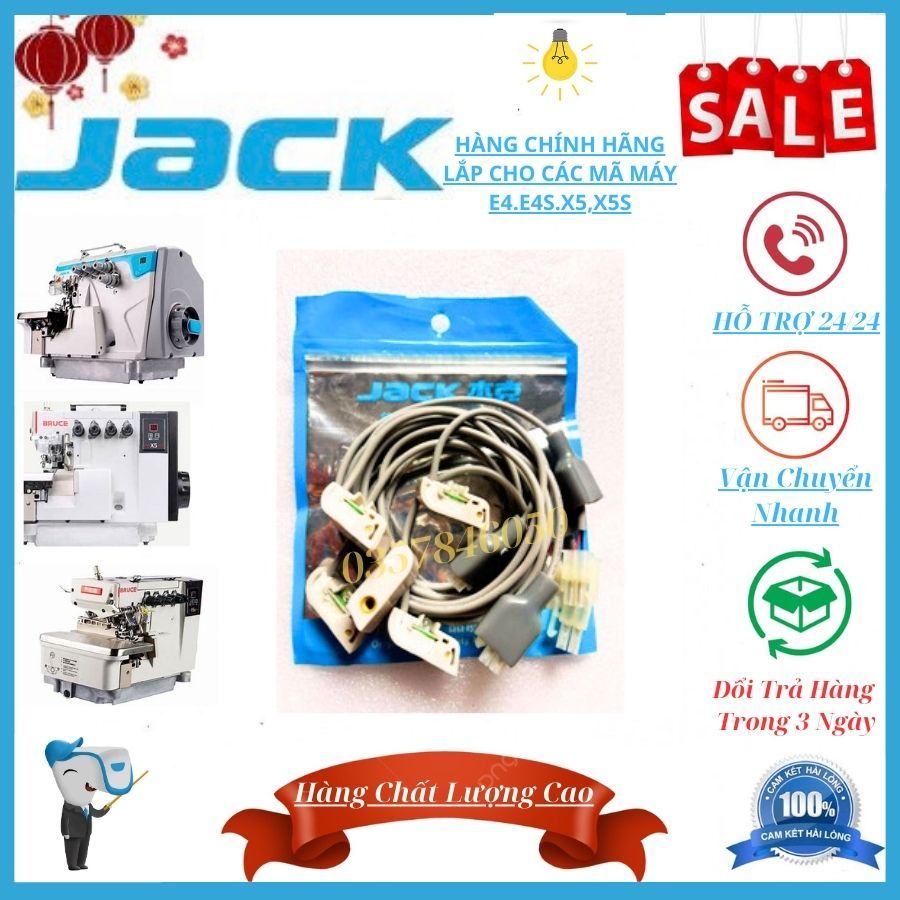 Đèn Máy Vắt Sổ Hãng Jack E4 X5 E4S X5S | Shopee Việt Nam