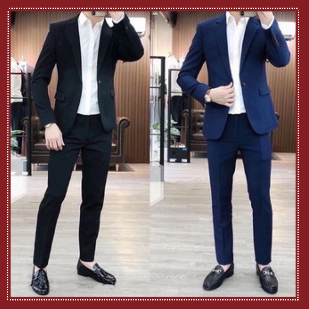 Bộ comple thanh niên .vest trẻ nam xuất khẩu phong cách hàn quốc ...
