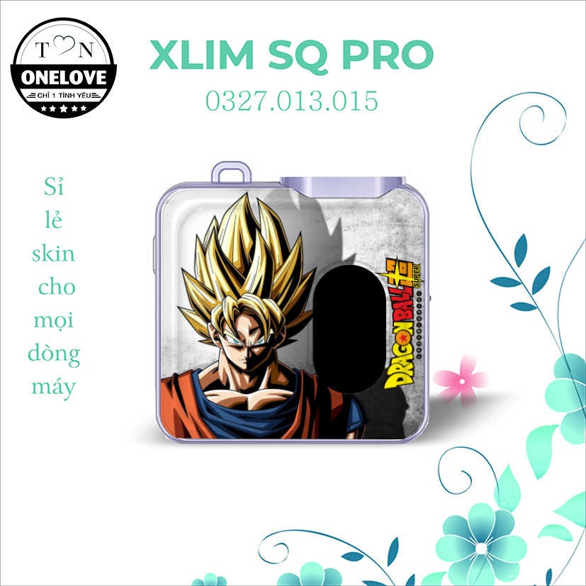Miếng dán skin mẫu Dragon Ball cho X-lim SQ Pro / V2 / Riil / Oneo ...
