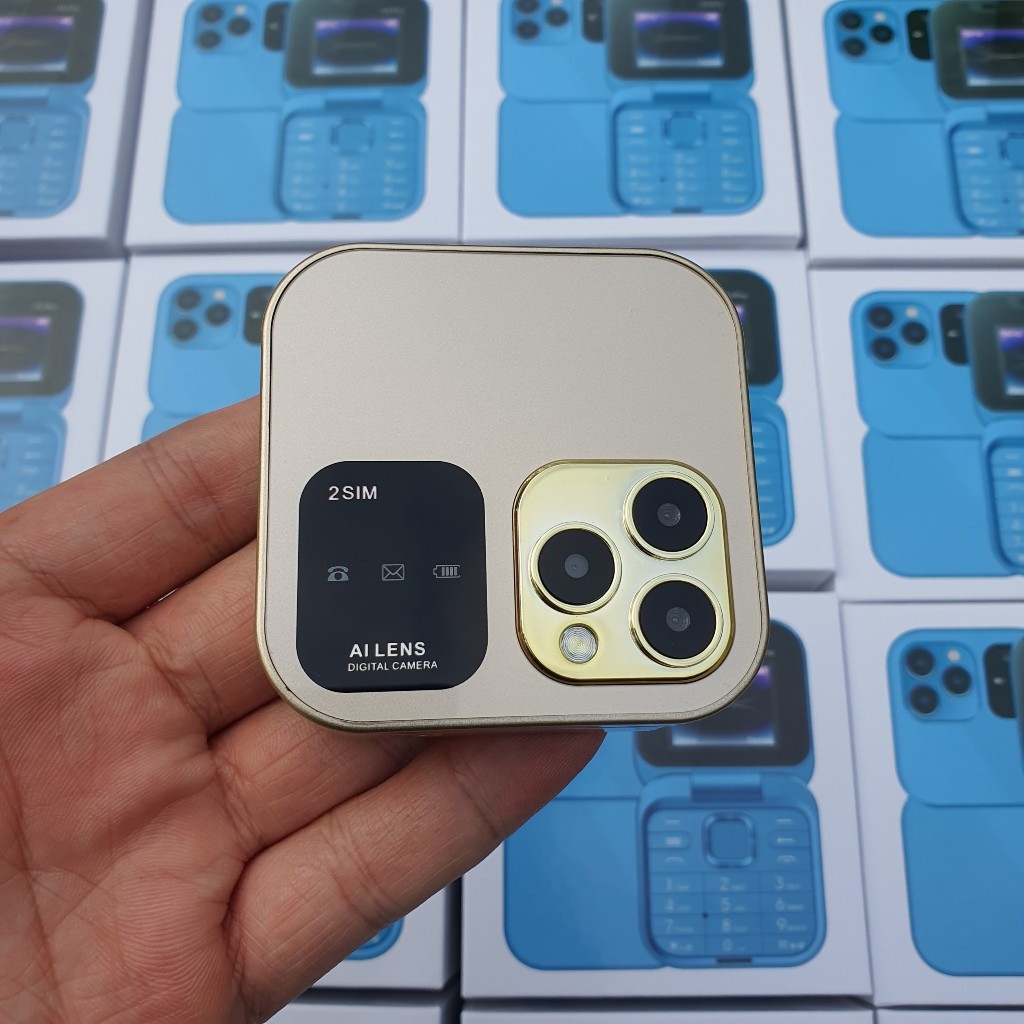 Điện Thoại Mini I16 Pro 2 Sim 2 Sóng, Có Camera, Khay Lắp Thẻ Nhớ, Màn ...