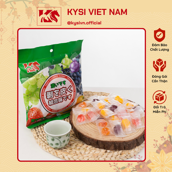 Thùng Kẹo Dẻo Trái Cây Đủ Vị KYSI - Kẹo Dẻo Hương Trái Cây Hàng Nội Địa ...