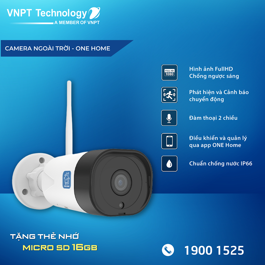 Camera ngoài trời Home Vision VNPT Technology HVOF03 chuẩn chống nước ...