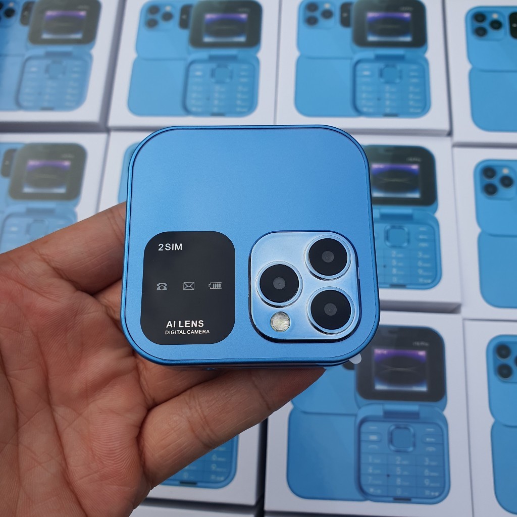 Điện Thoại Mini I16 Pro 2 Sim 2 Sóng, Có Camera, Khay Lắp Thẻ Nhớ, Màn ...