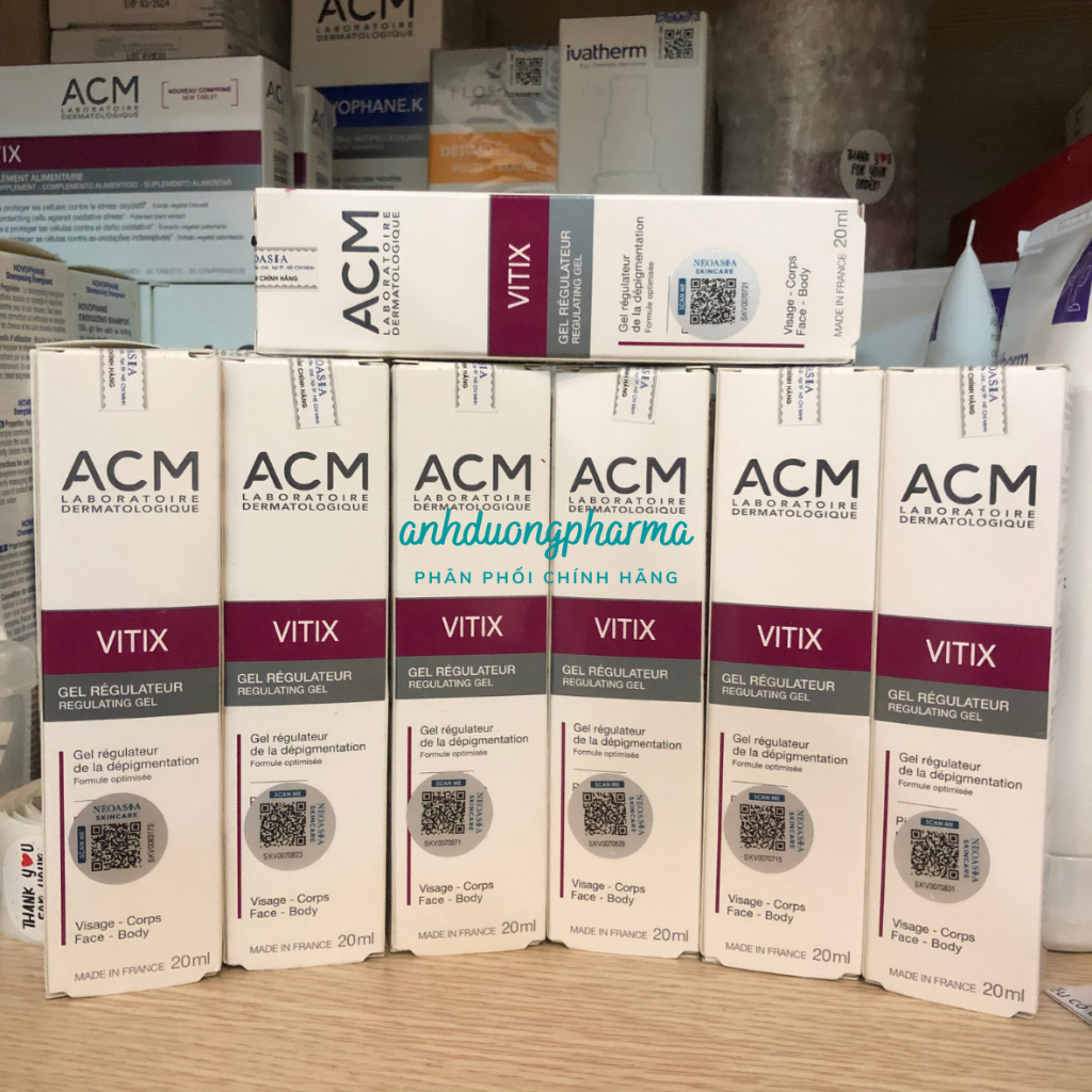 [SẴN CHÍNH HÃNG] Gel giúp ngăn ngừa bạch biến ACM Vitix Regulating Gel, Tuýp 20ml & 50ml ...