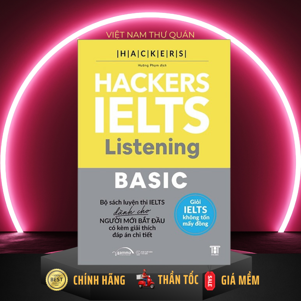 Sách Hackers Ielts Basic - Listening [AlphaBooks] | Shopee Việt Nam