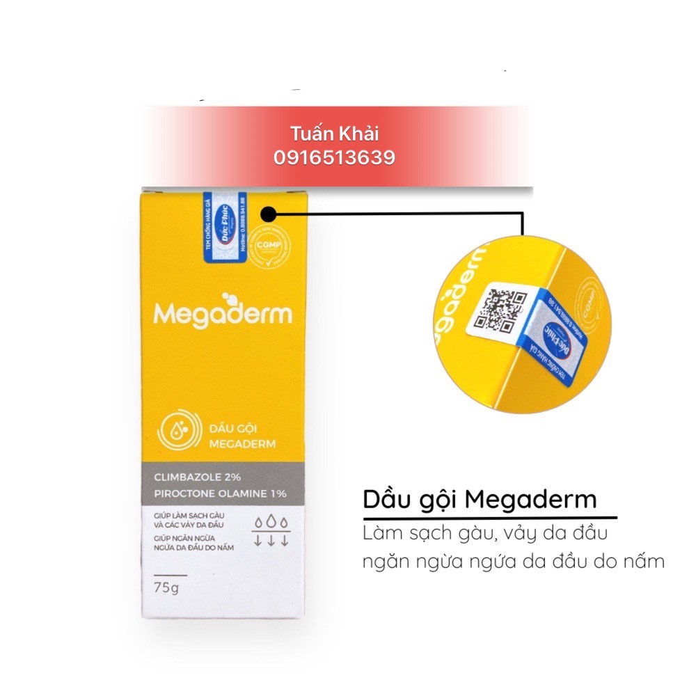 Dầu gội làm sạch gàu và các vảy nấm da đầu, ngăn ngừa ngứa da đầu ...