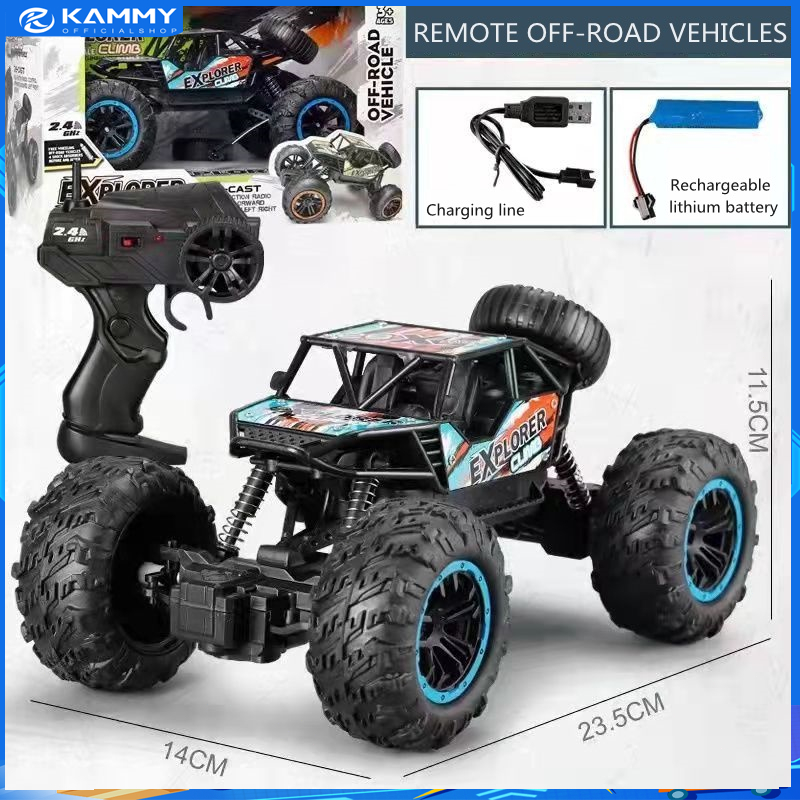 【HCM/Rẻ】Xe RC 20KM/H Xe điều khiển từ xa 2.4GHz Xe tải quái vật Buggy ...