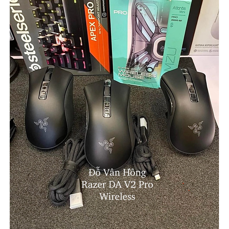 (CHÍNH HÃNG) Chuột Gaming Razer DeathAdder V2 Pro Wireless (DA V2 Pro) | Shopee Việt Nam