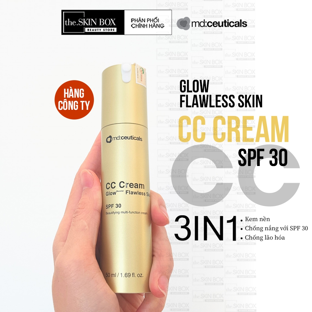 Kem nền chống nắng Md:ceuticals CC Cream GlowBooster Flawless Skin (50ml) | Shopee Việt Nam