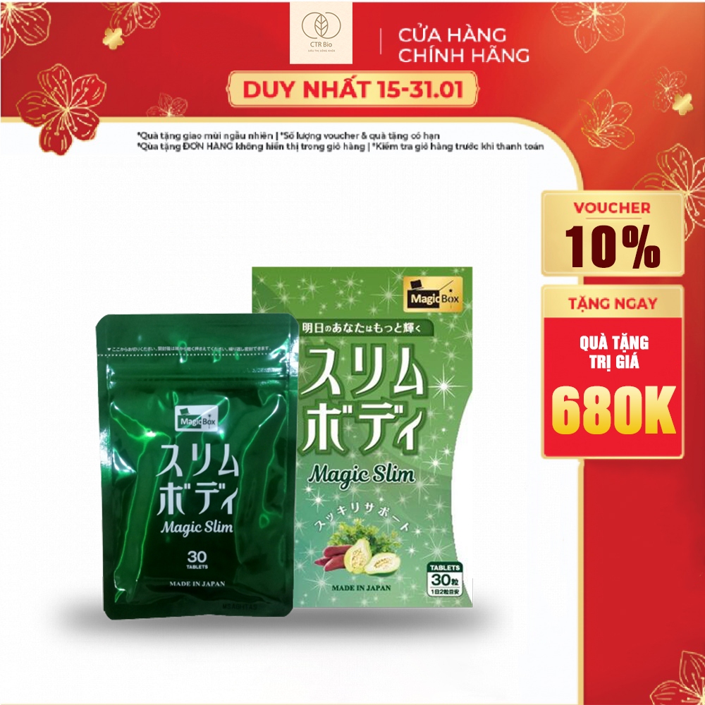 VIÊN UỐNG MAGIC SLIM NHẬT BẢN CHÍNH HÃNG (1 hộp 30 viên) | Shopee Việt Nam