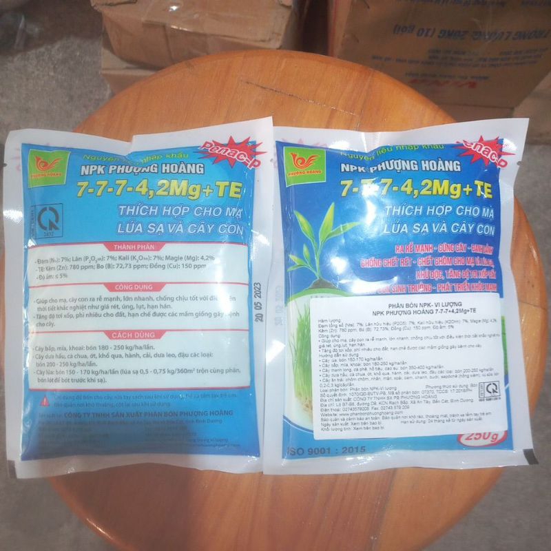 NPK vi lượng 777 ra rễ mạnh - NPK PHƯỢNG HOÀNG 7-7-7-4,2Mg+TE | Shopee ...
