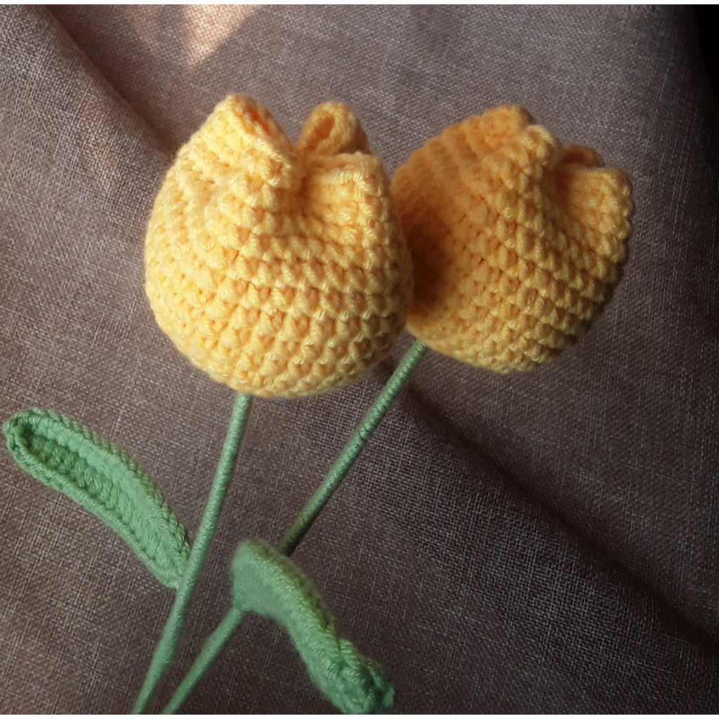 Hoa tulip len móc | Shopee Việt Nam