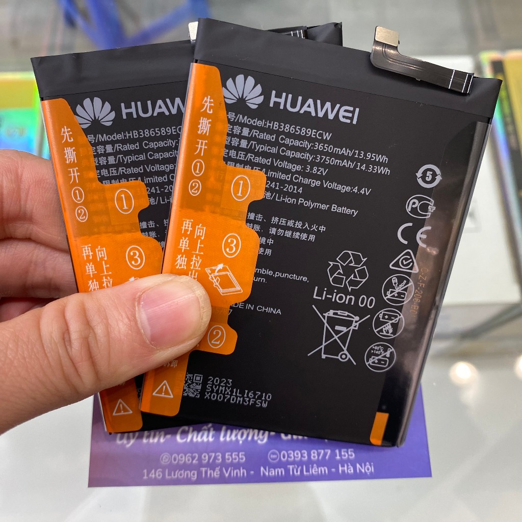 Pin Huawei P10 Plus / Honor 8X / Nova 3 (HB386589ECW) loại 1 | Shopee ...