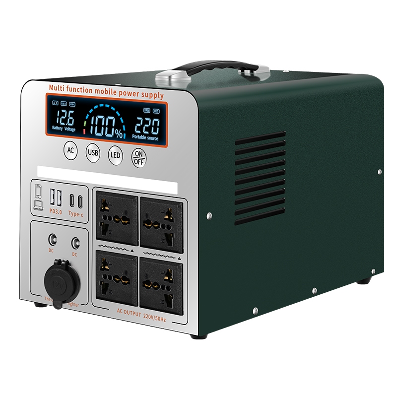 Sạc Dự Phòng Di Động 1200W/220V, Trạm Sạc Di Động Gia Đình Dung Lượng ...