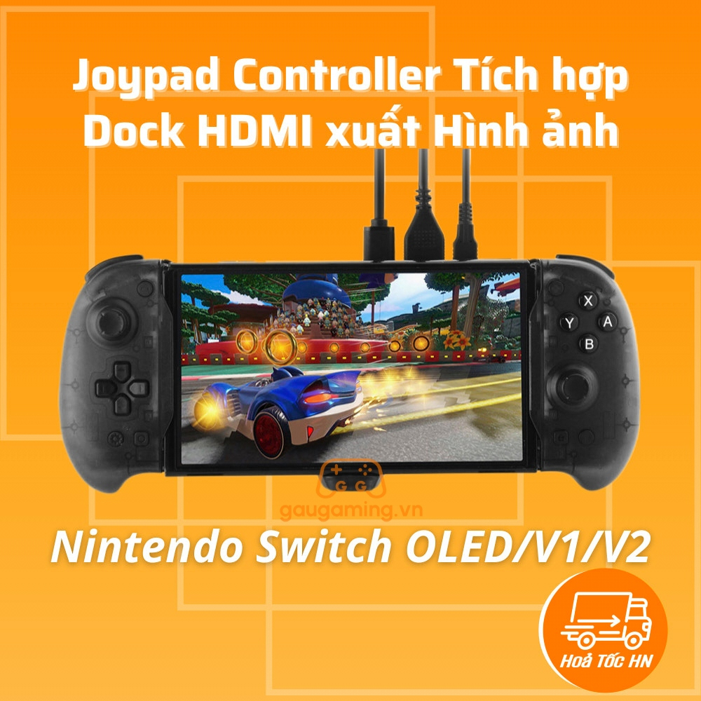 Tay cầm Eggshell Controller 2 Tích hợp Dock HDMI cho Nintendo Switch ...