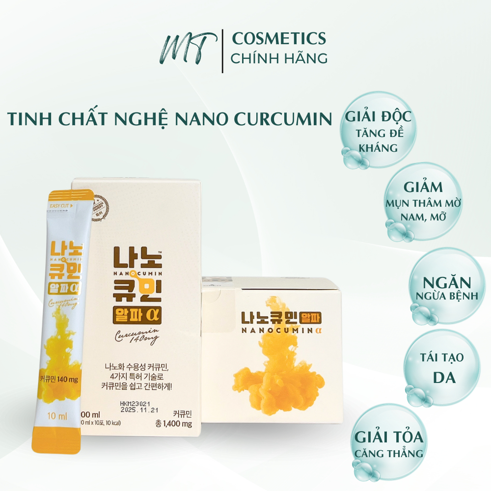 Tinh chất nghệ nano curcumin nội địa Hàn Quốc, Nghệ Nano Curcumin 365 ...
