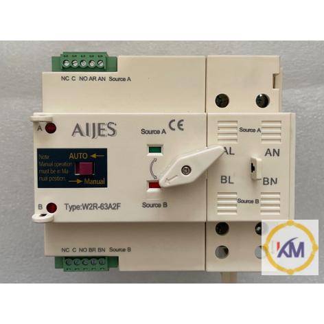 Bộ chuyển đổi nguồn tự động ATS Aijes W2R 63A2F | Shopee Việt Nam