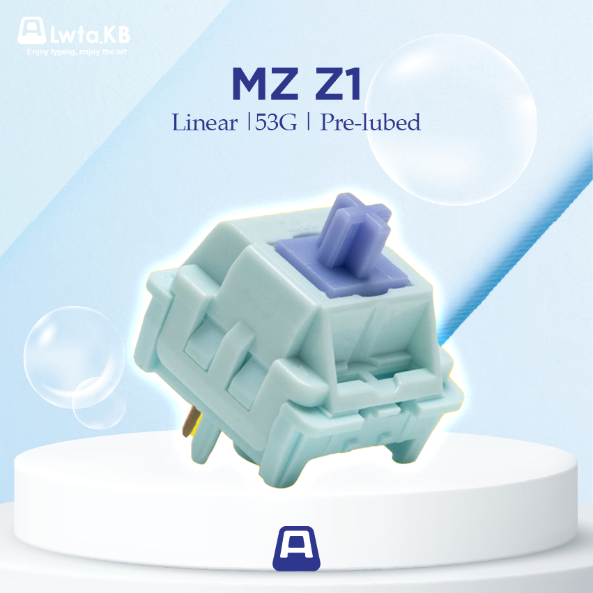 MZ Z1 | Switch Z1 Linear | Pre Lube | Stem LY | 53G | 5 Pin dùng cho ...