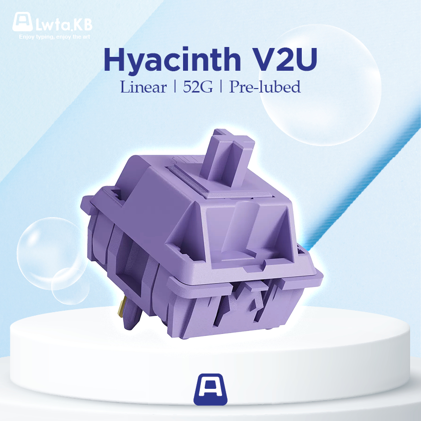 Sillyworks Hyacinth V2U | Switch Hyacinth V2U Linear| 52G | 5 Pin dùng cho bàn phím cơ | Shopee ...