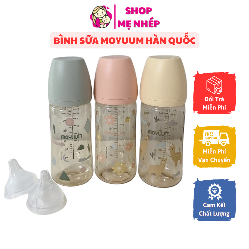 Bình sữa Moyuum Hàn Quốc 170ml 270ml | Shopee Việt Nam