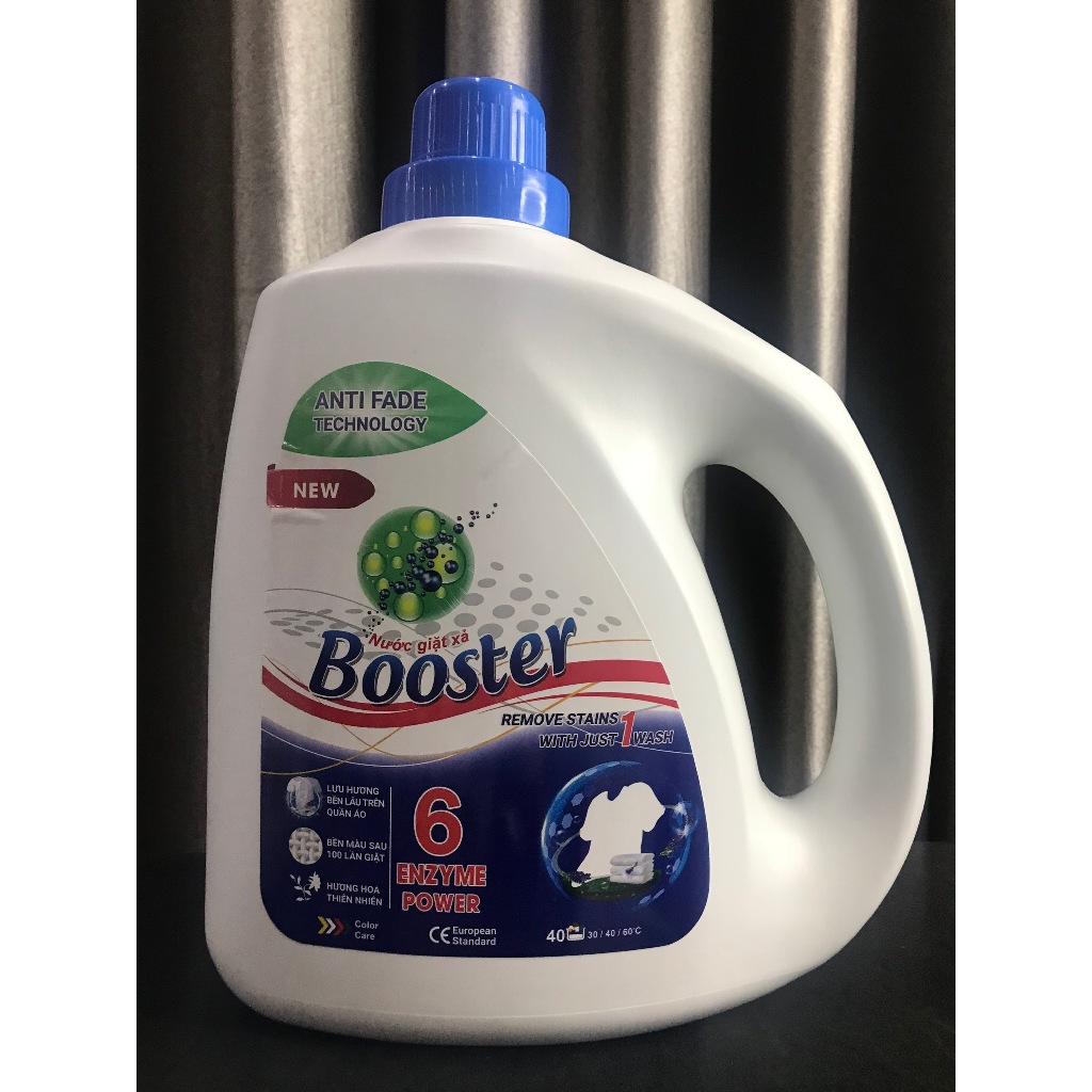 Nước giặt xả BOOSTER can 3,7kg | Shopee Việt Nam