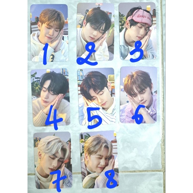 CARD CHÍNH HÃNG ZB1 SEASON GREETING 2024 APPLE MUSIC ZHANGHAO YUJIN TAERAE HANBIN JIWOONG ...