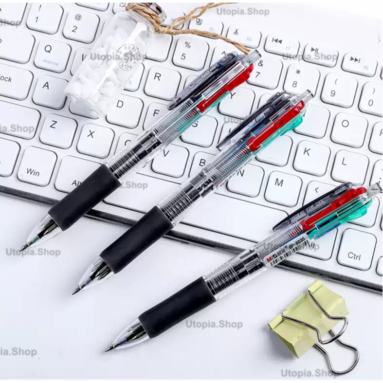 Bút bi nhiều ngòi 4 màu ngòi 0.7mm M&G ABP80371 | Shopee Việt Nam