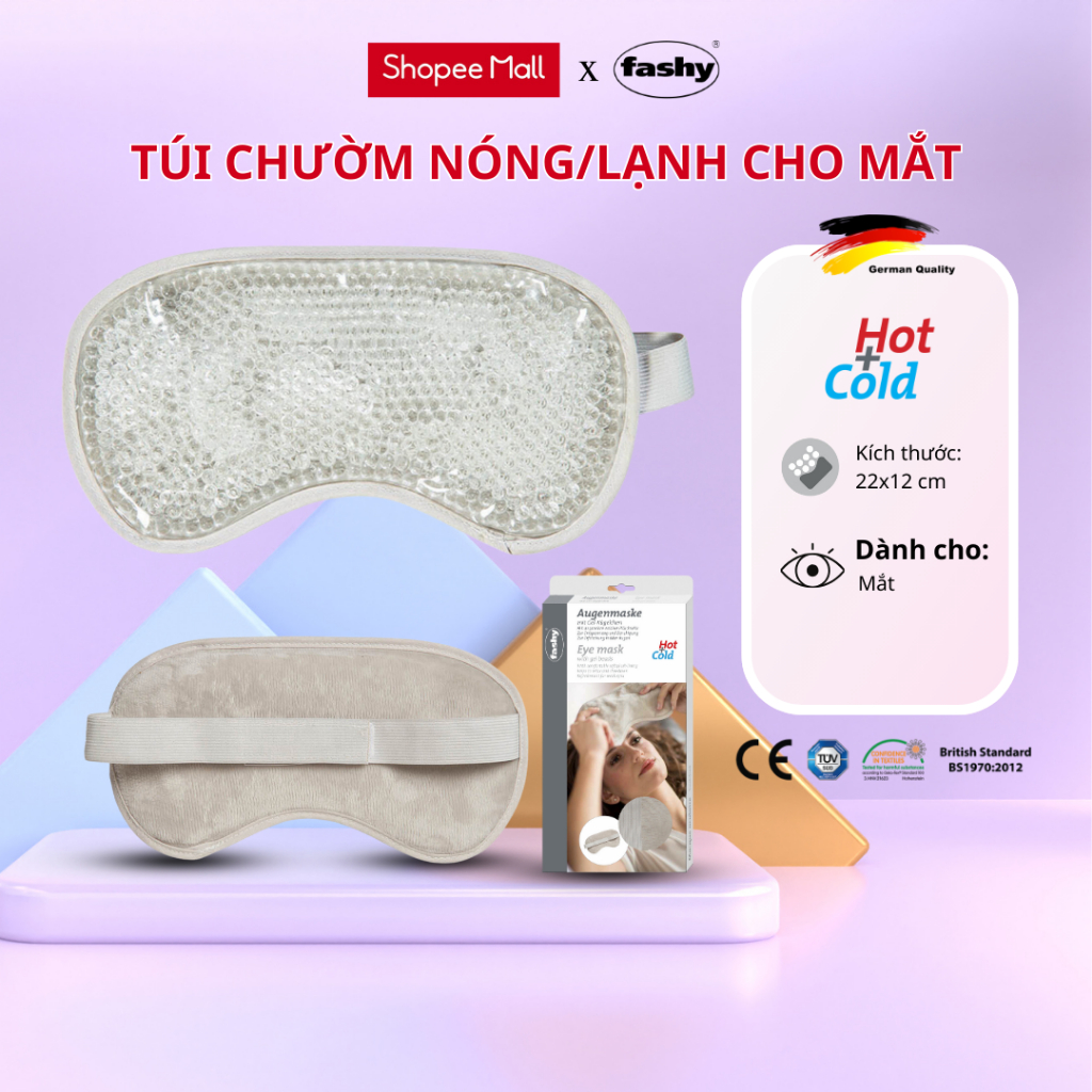 Túi chườm Nóng Lạnh Massage Mắt FASHY Germany giúp Thư Giãn, Giảm Mỏi ...