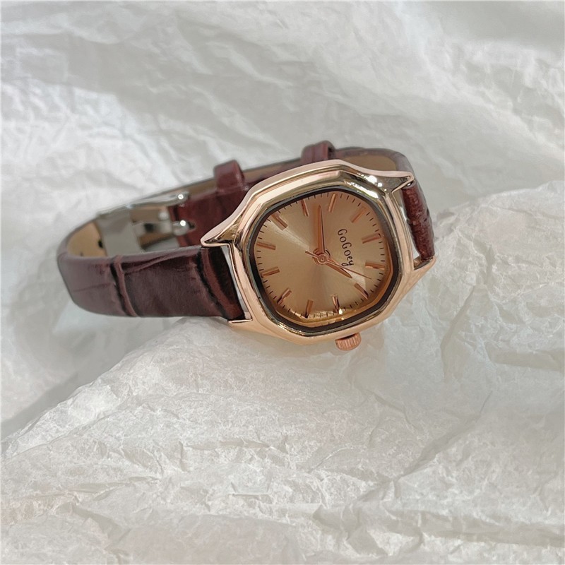 Đồng hồ nữ Barsh dây da mặt nhỏ kiểu dáng đơn giản dễ phối đồ | Shopee ...