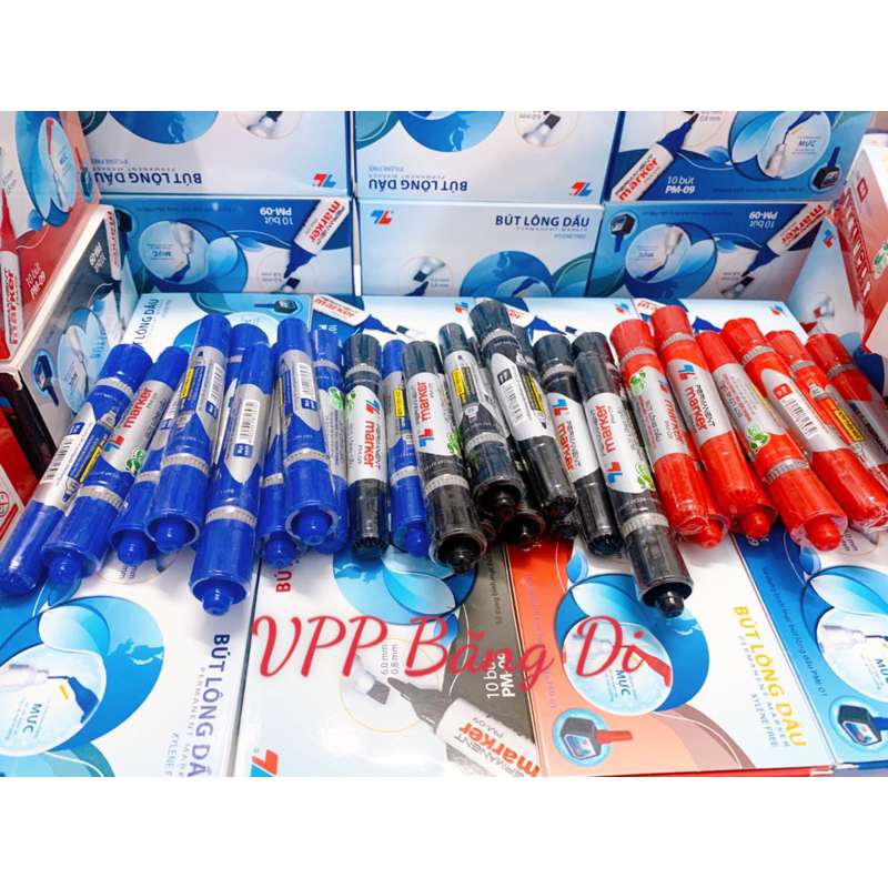 Combo 10 bút lông dầu PM09 | Shopee Việt Nam