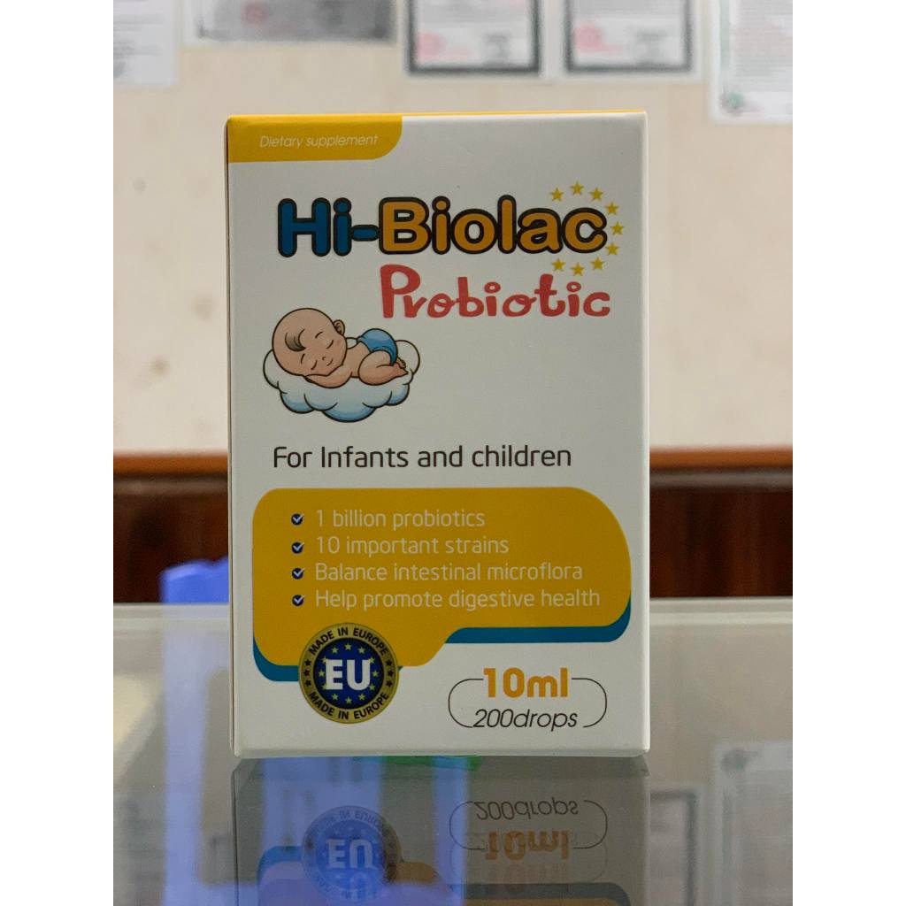 Men vi sinh HI- BIOLAC probiotic men 10 chủng -10ml | Shopee Việt Nam