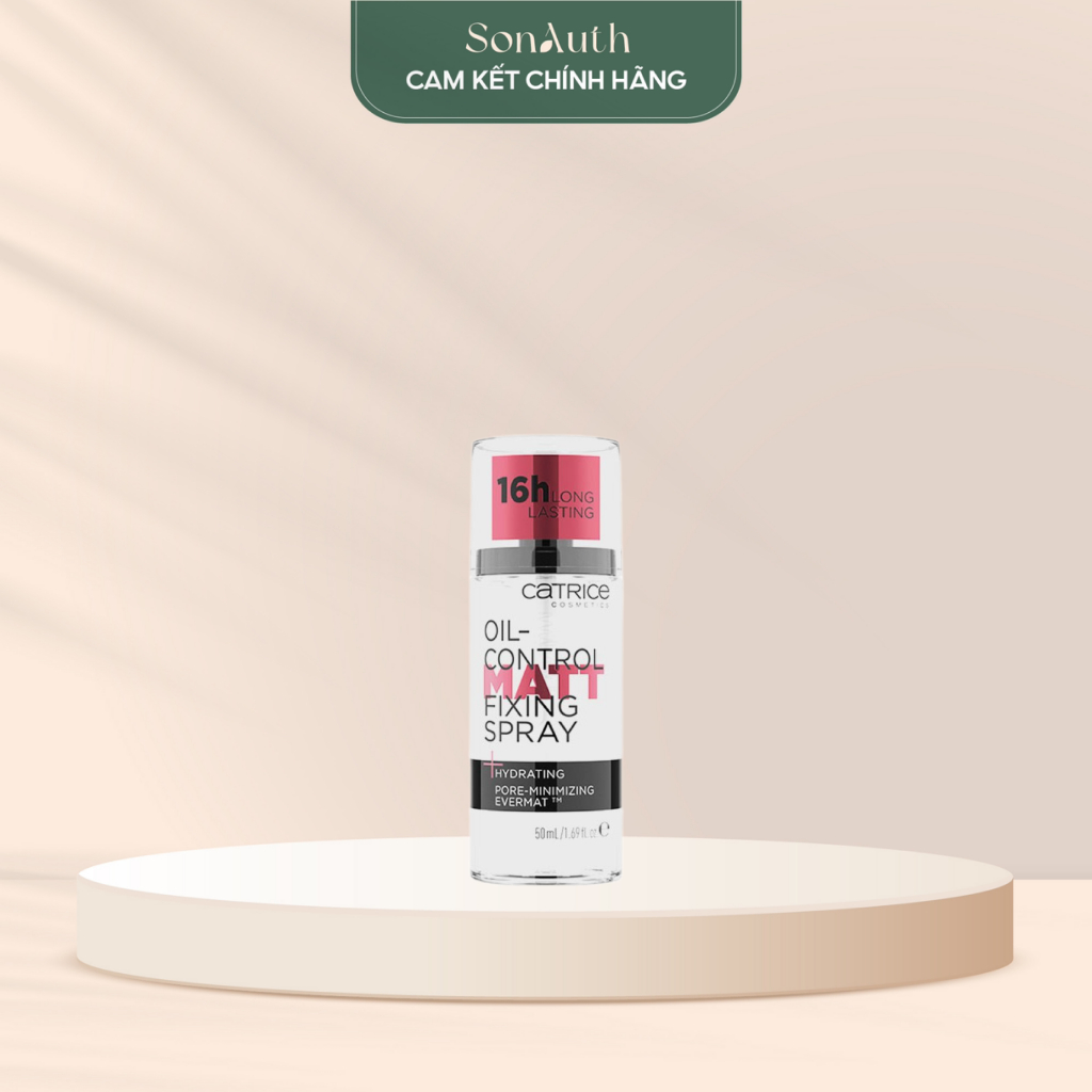 Xịt giữ makeup Catrice Oil-Control Matt Fixing Spray 16h 50ml (Nhập ...