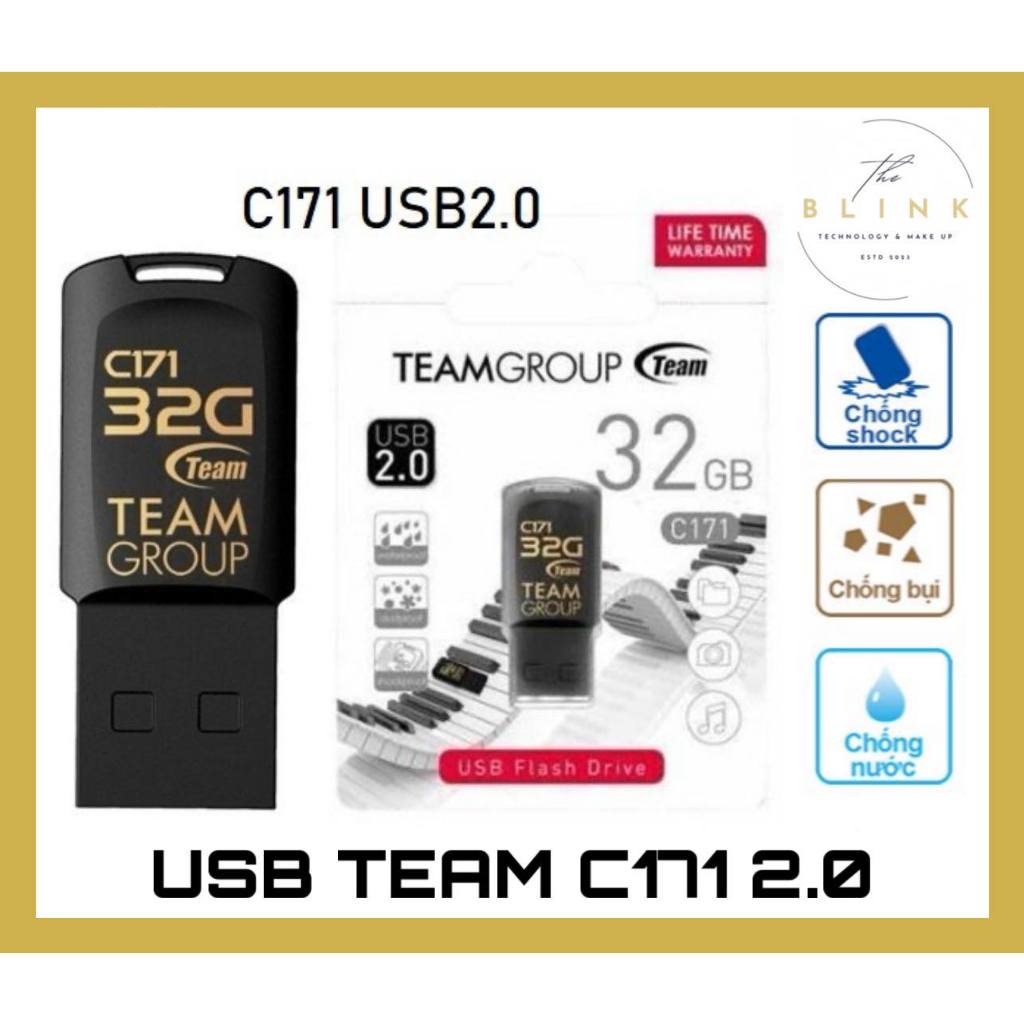 USB Team Group C171 - USB 2.0, Chính Hãng Phân Phối, Bảo Hành 5 Năm ...