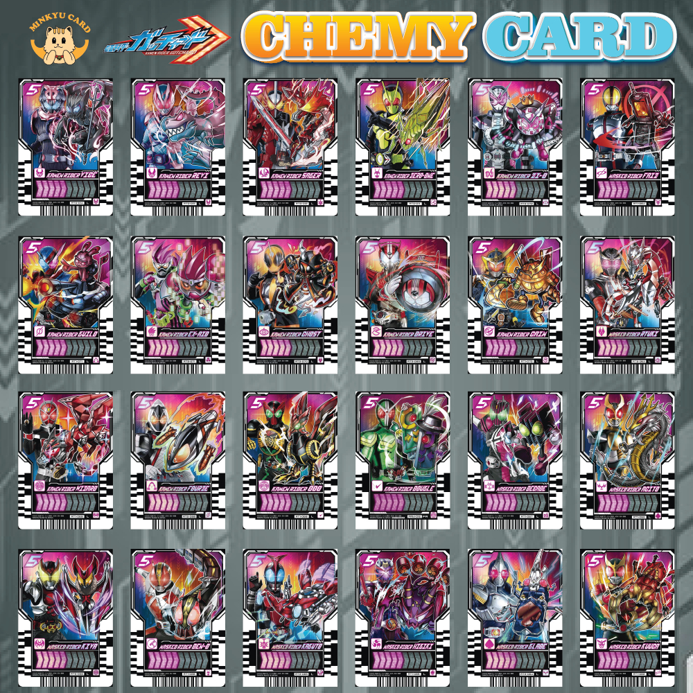 [CARD IN] Thẻ bài Kamen Rider Gotchard [Gotchard Chemy card] bộ COMBO ...