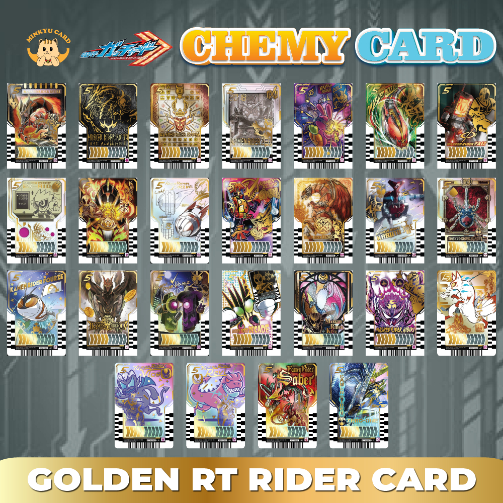 [CARD IN] Thẻ bài Kamen Rider Gotchard [Gotchard Chemy card] bộ COMBO ...
