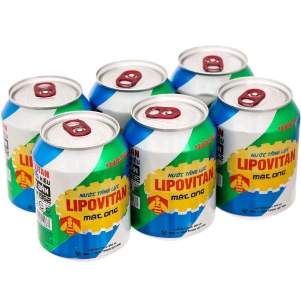 Lốc 6 Lon Tăng Lực Mật Ong Lipovitan 250ml | Shopee Việt Nam