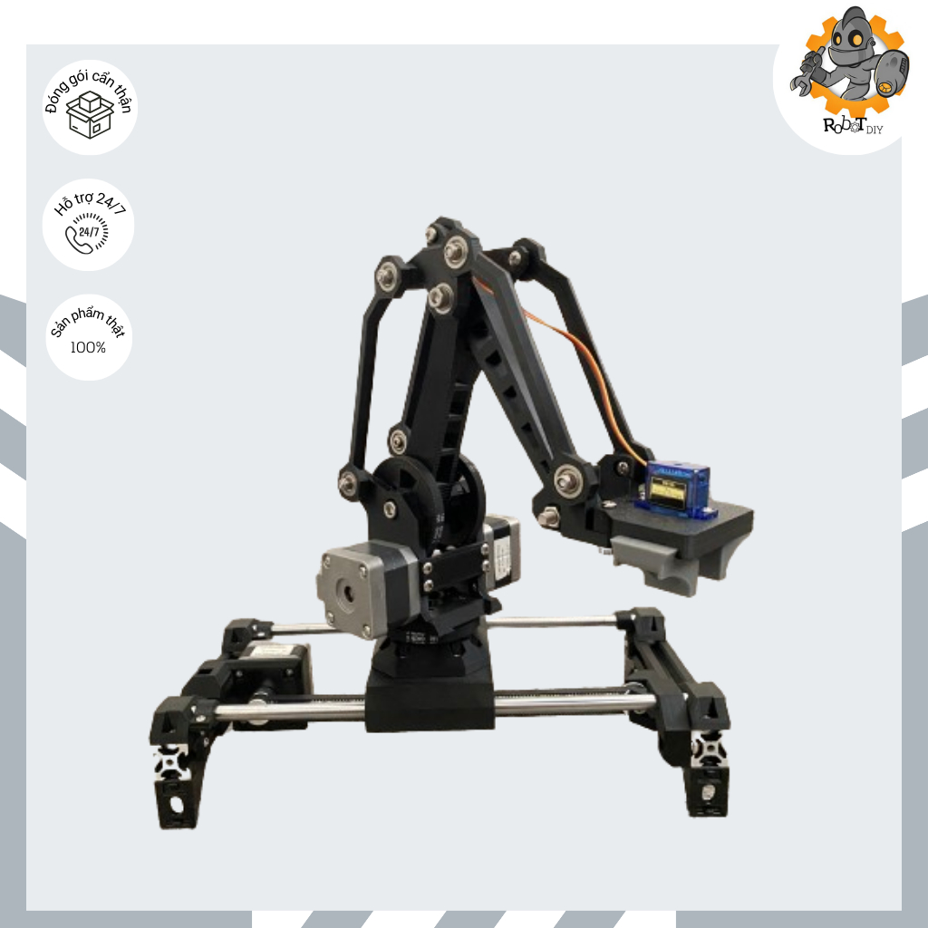 Cánh tay Robot 4 Bậc tự do kèm bộ bàn trượt in 3D cứng cáp | Shopee ...