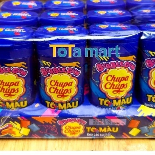 Kẹo Sing-gum Mềm Chupa Chups Tô Màu Kẹo Cao Su Thổi (Lốc 12 hủ ...