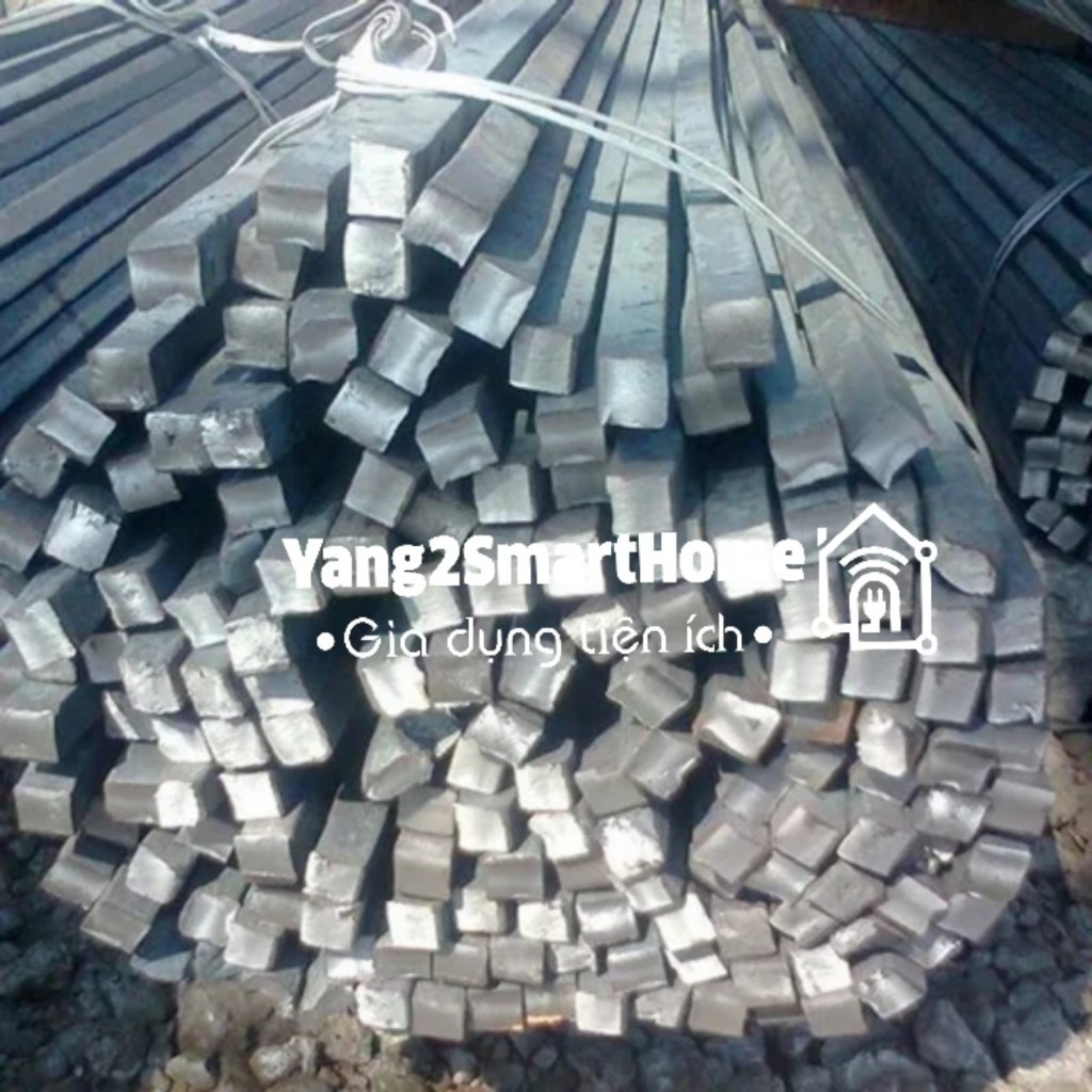 Thanh Inox 304 vuông đặc cạnh 10mm, 12mm chiều dài 30cm, 50cm, 100cm ...