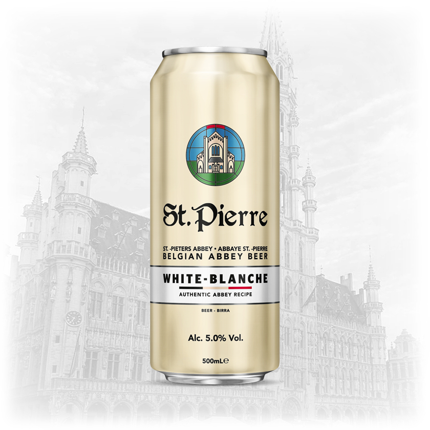 Bia St. Pierre Blanche 5% - nhập khẩu Bỉ - 1 lon 500ml | Shopee Việt Nam
