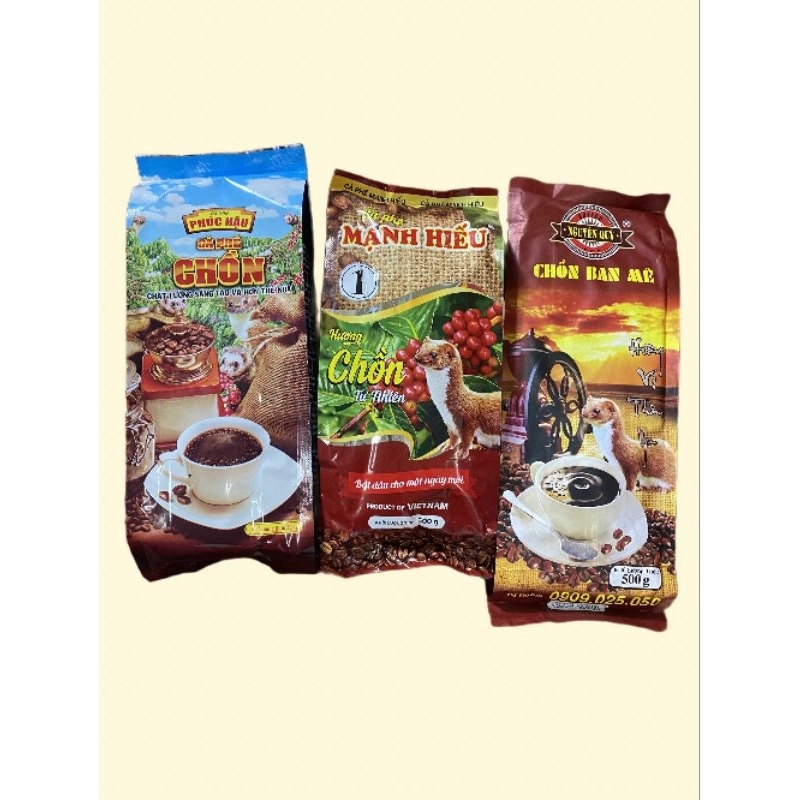 Combo 3 gói Cafe Chồn ( mỗi gói 500g) | Shopee Việt Nam