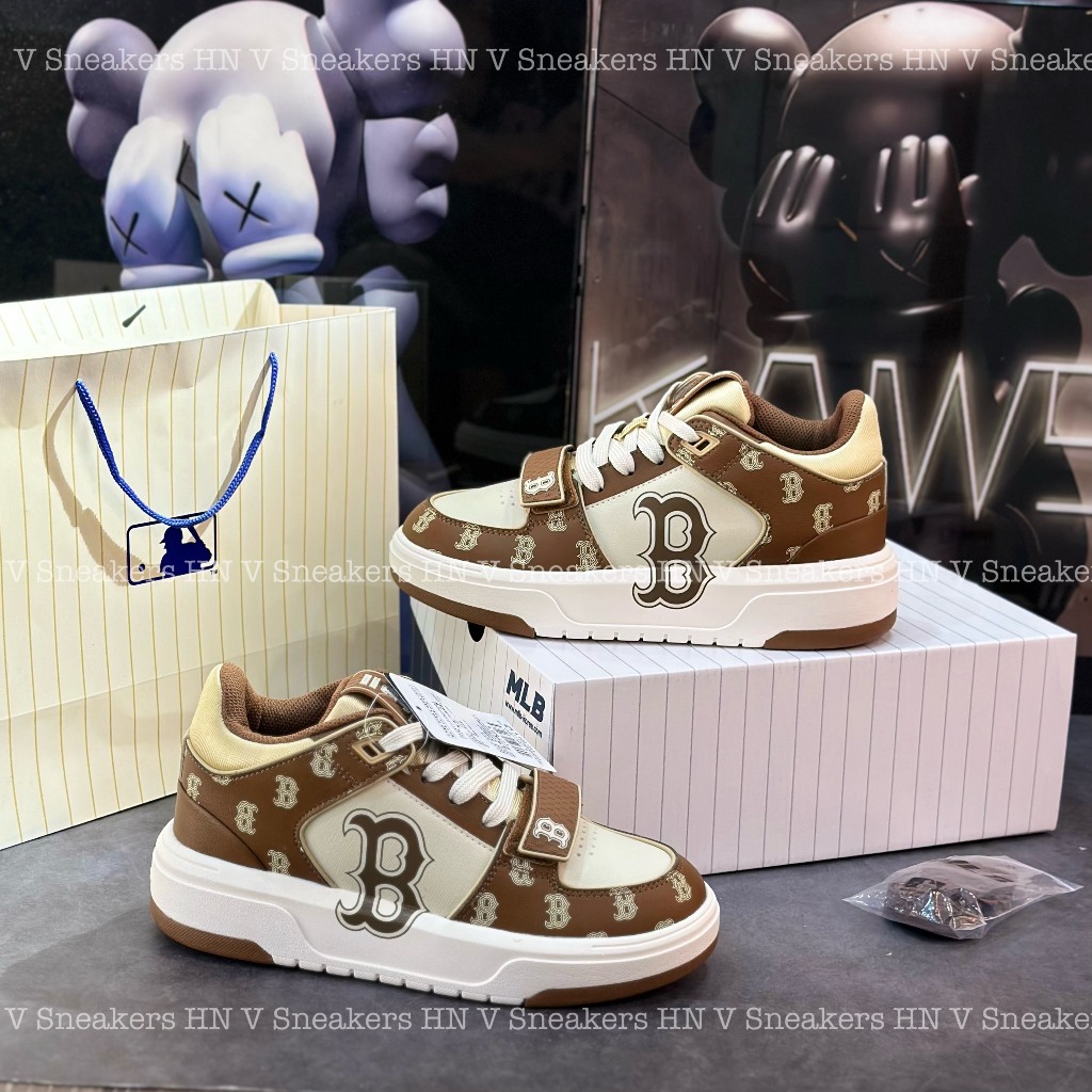 GIÀY THỂ THAO MLB CHUNKY LINER MID BOSTON MONOGRAM,MLB VÀNG ĐỒNG ...