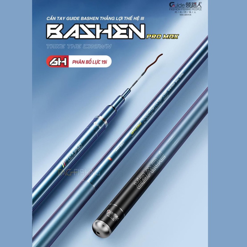 Cần câu cá Guide Bashen Promax (Thế Hệ III) phiên bản 6H bảo hành 2 năm ...