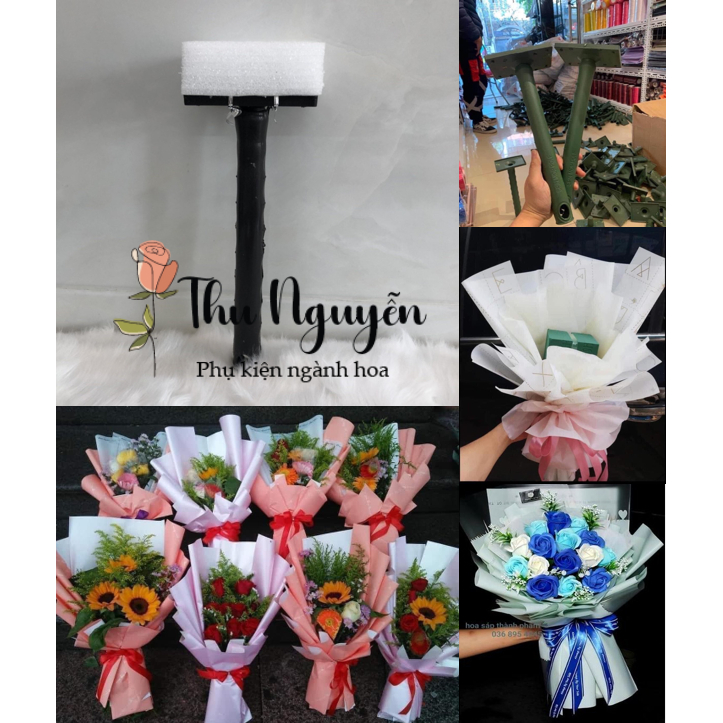 Cốt Nhựa cắm Hoa Tươi, Hoa Sáp, Hoa Handmade cốt nhựa cứng siêu chắc ...