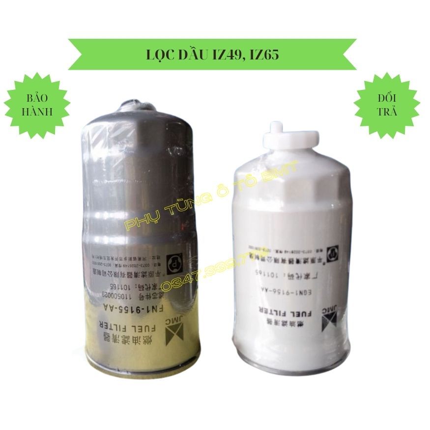 Lọc dầu (lọc nhiên liệu) lọc tinh và thô Isuzu Đô Thành IZ49, IZ65 ...